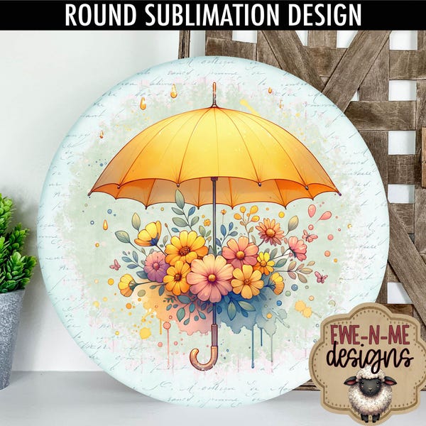 Umbrella Wreath Signs - Etsy