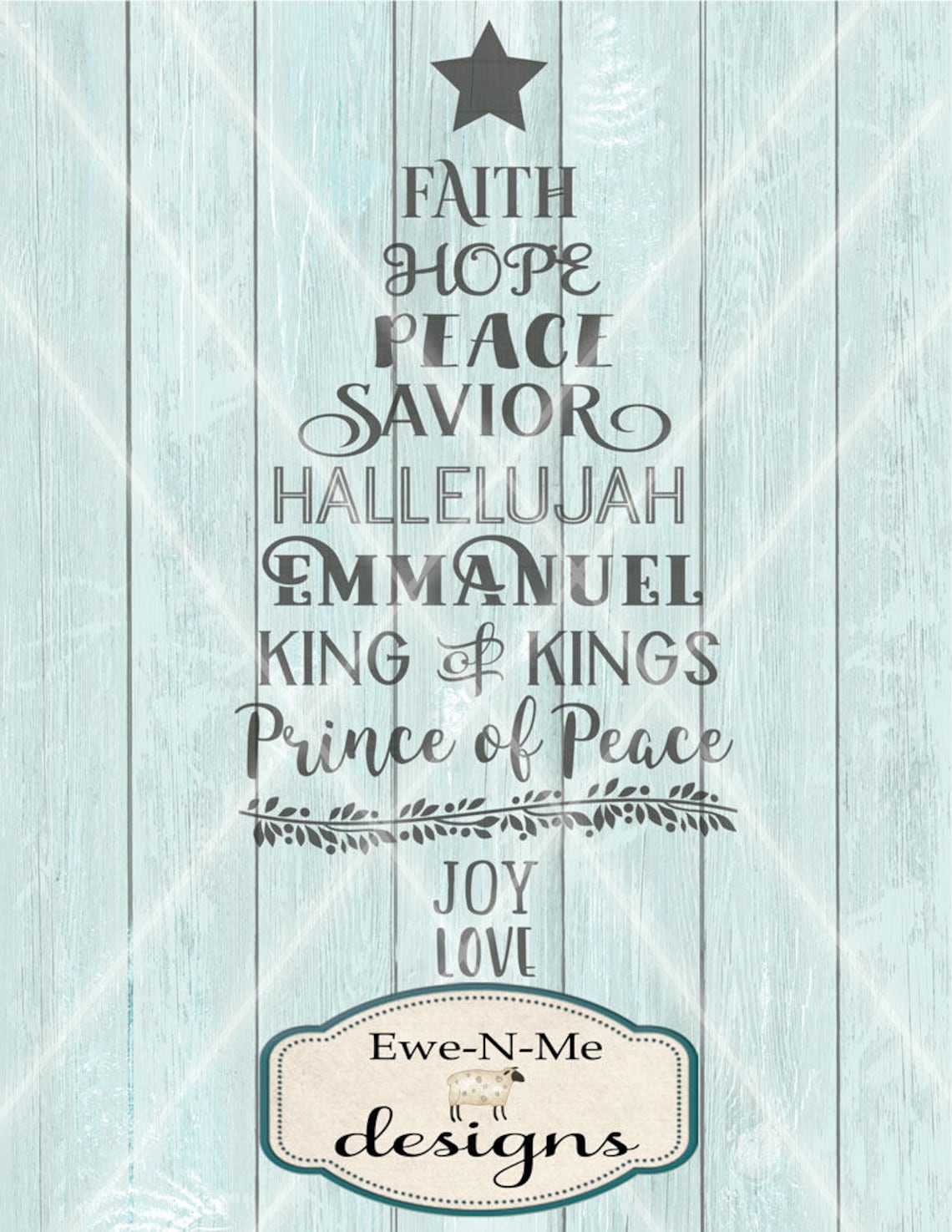 Christmas Tree Words SVG Christmas Words Svg Tree Shaped - Etsy