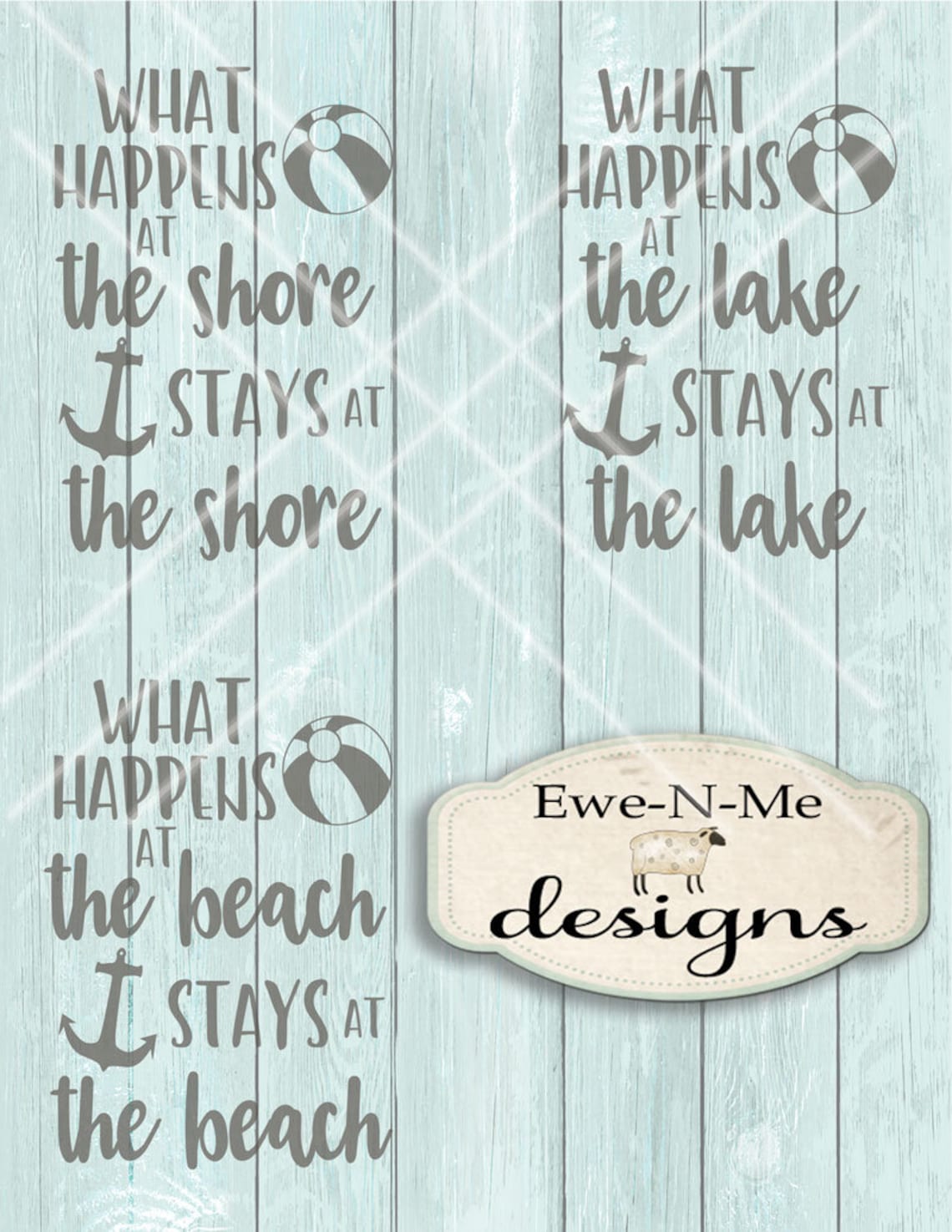 Beach SVG Lake SVG Shore SVG Stays at the Lake Beach - Etsy