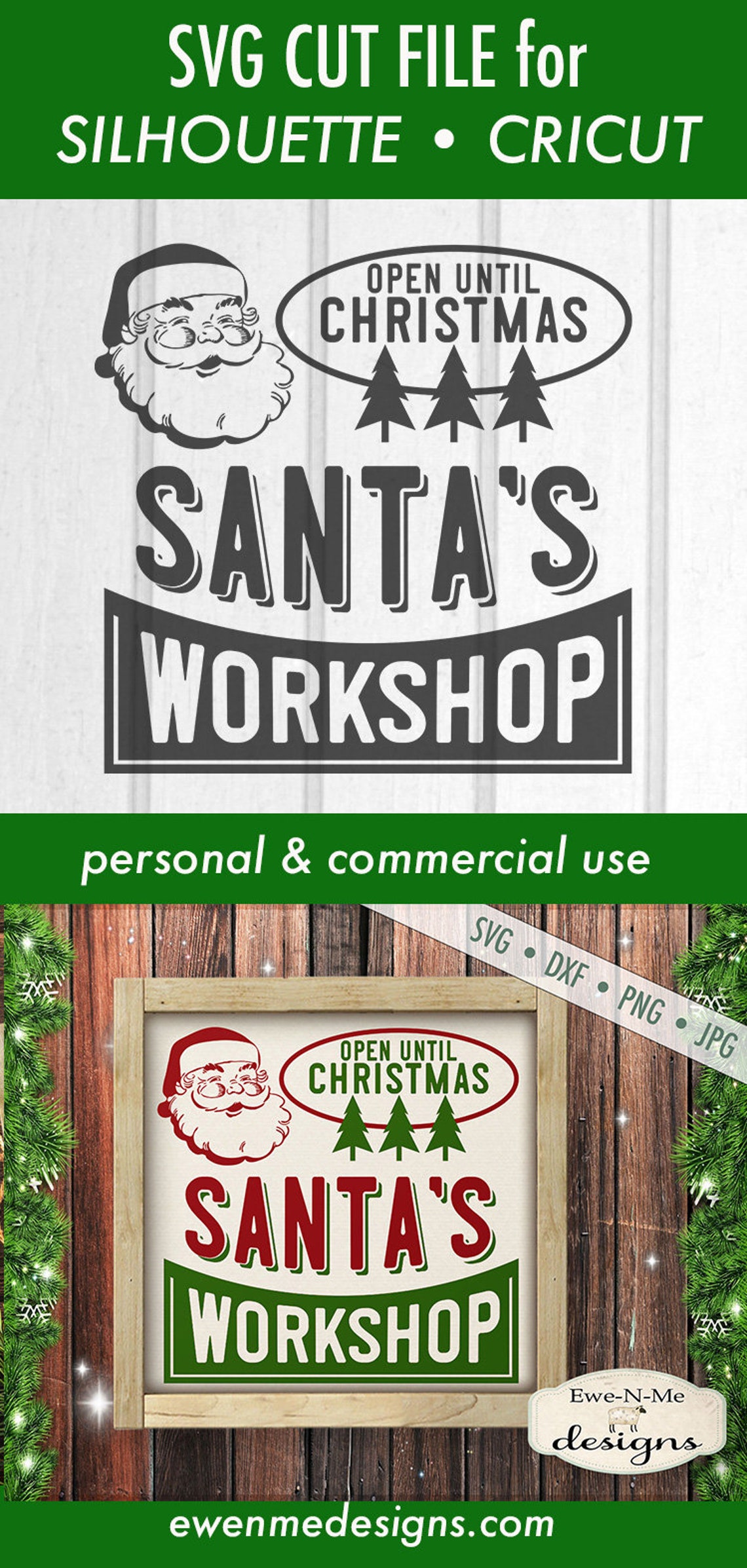 Santa SVG Christmas Svg Retro Christmas Svg Santas - Etsy