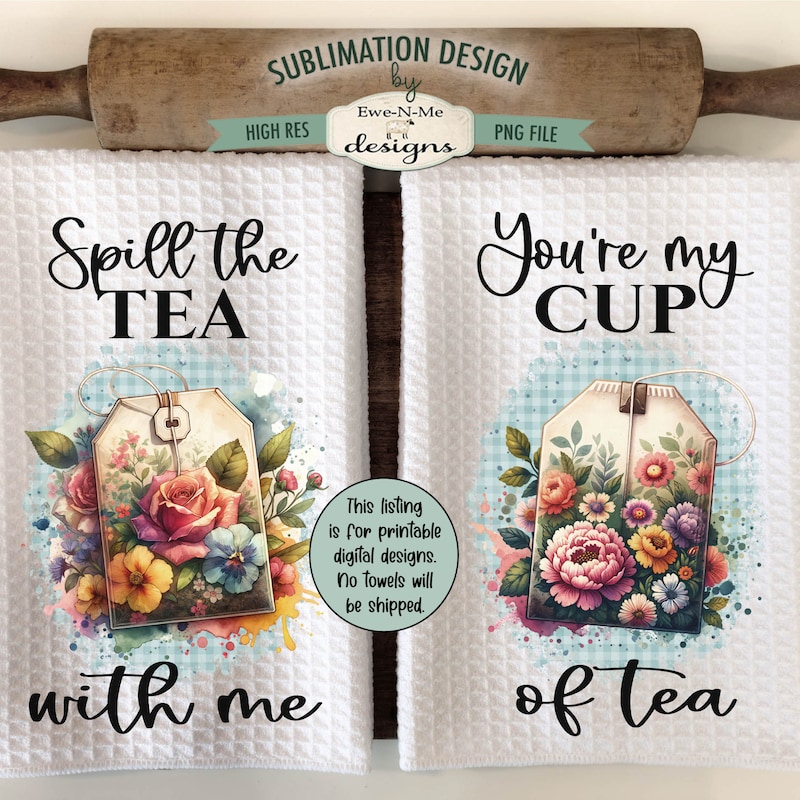 A Cup of Tea Towel - Etsy