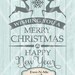 Christmas SVG Cut File - Merry Christmas Happy New Year Cut File ...