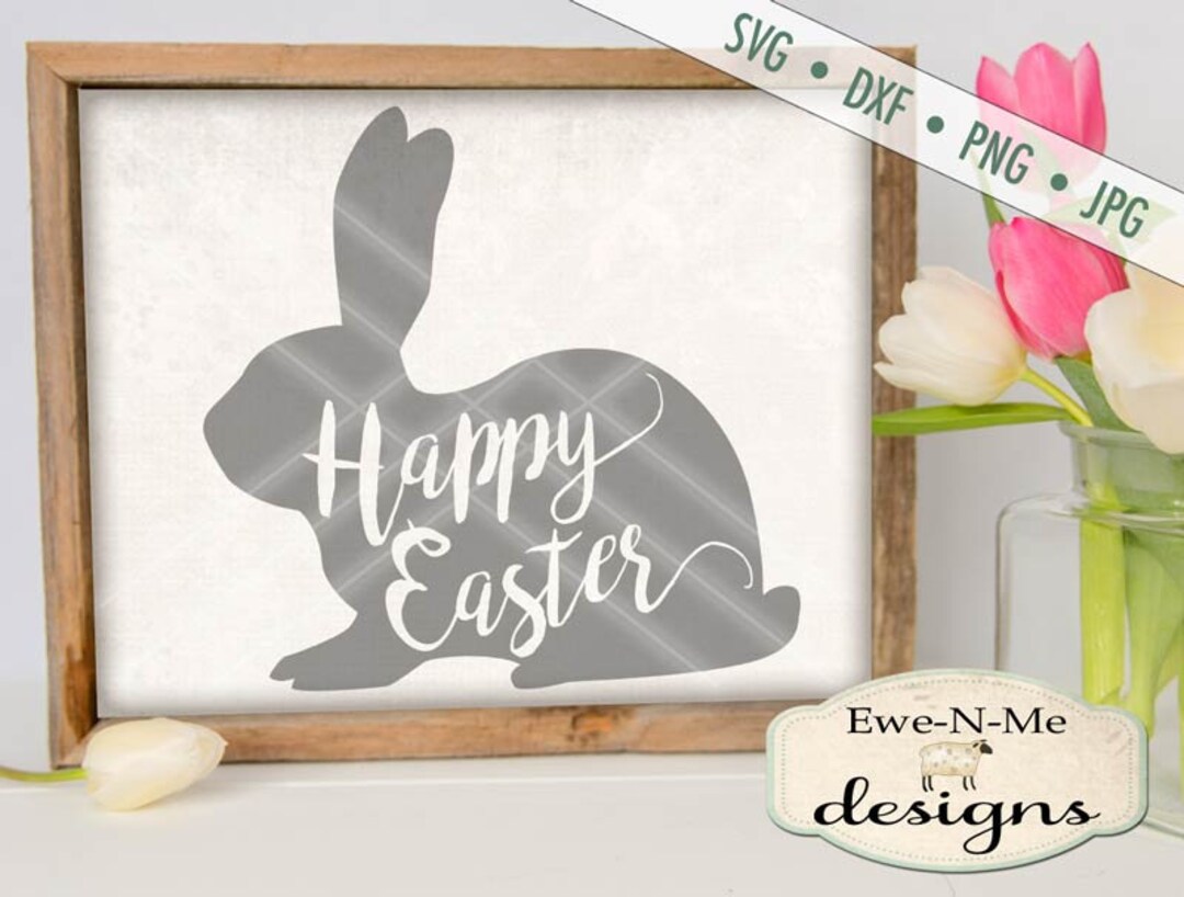 Happy Easter SVG - Easter SVG - Easter Bunny SVG - Etsy