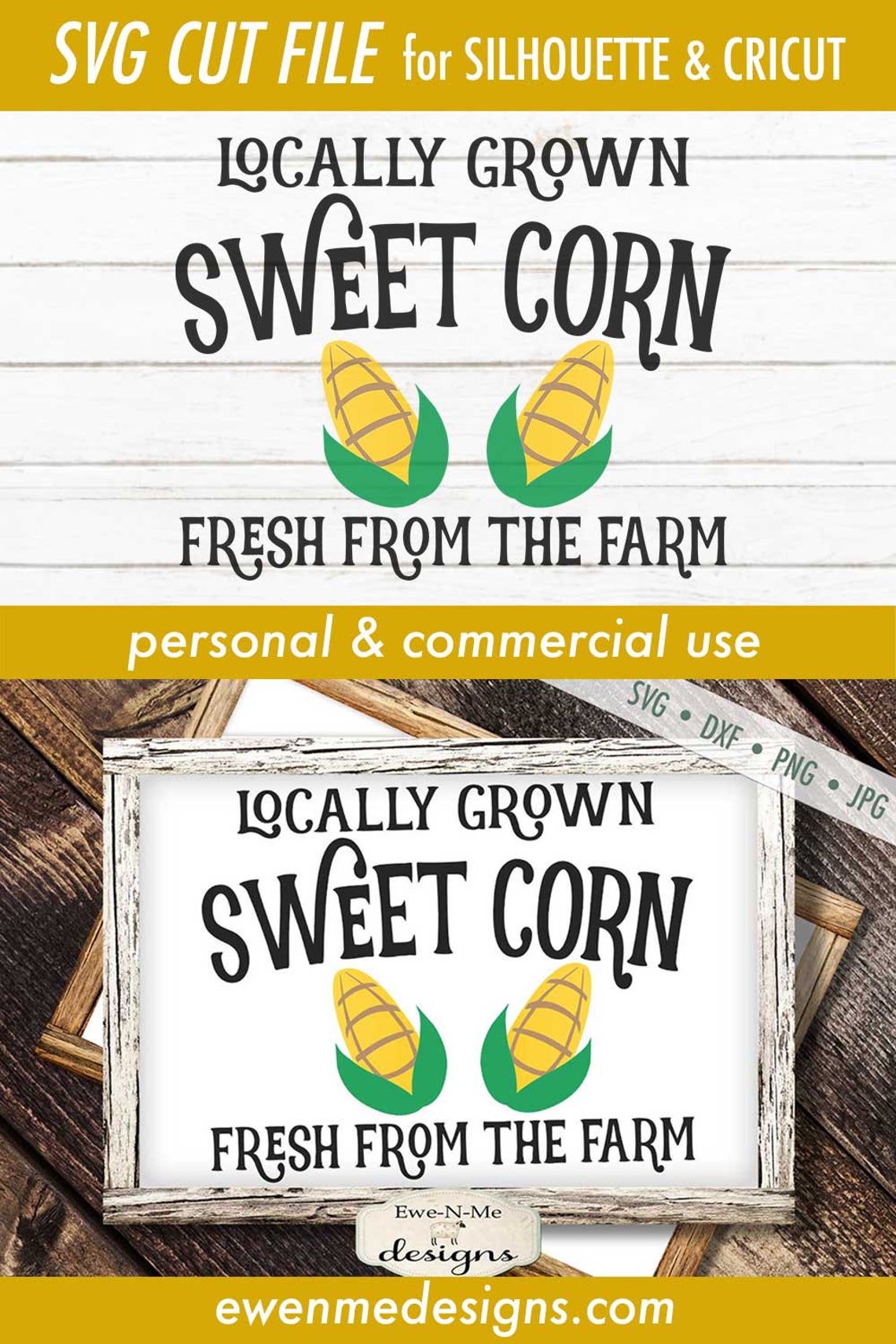 Sweet Corn SVG Poduce SVG Summer SVG Commercial Use Svg | Etsy