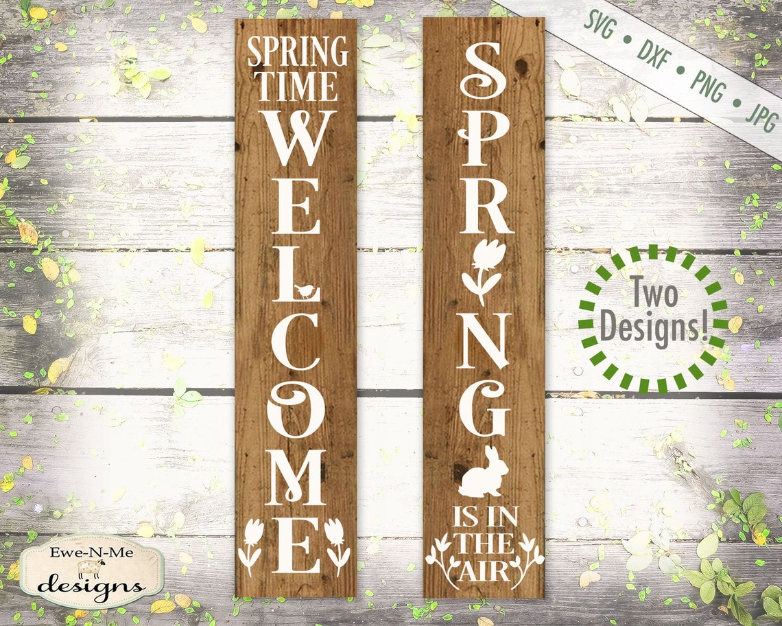 Spring Svg Welcome Svg Porch Sign Svg Spring Time Svg - Etsy Canada