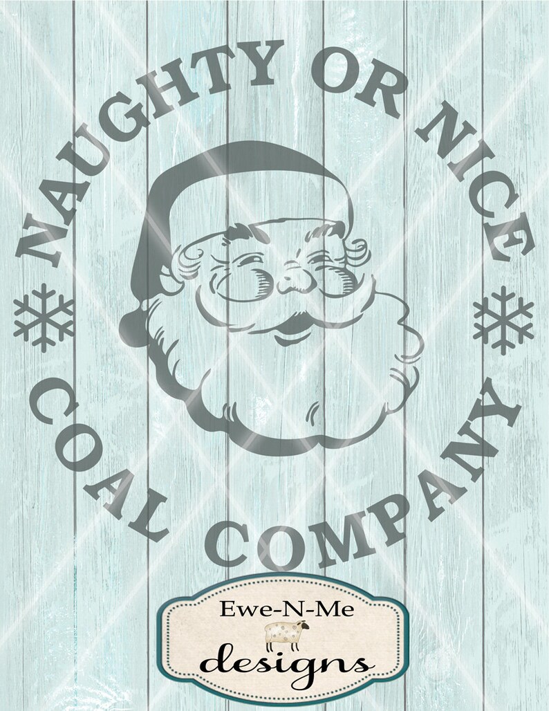 Santa SVG Cut File Christmas SVG Cut File Naughty or Nice - Etsy