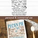 Pecan Pie SVG - Pie Recipe Svg - Fall Svg - Pecan Svg - Autumn SVG ...
