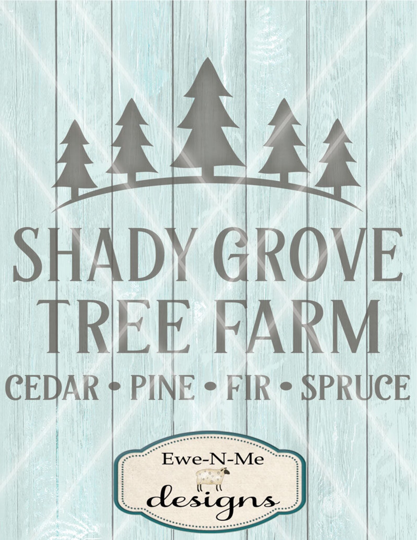 Tree Farm SVG - Winter SVG - Pine Tree Svg - Christmas Svg - Glass ...