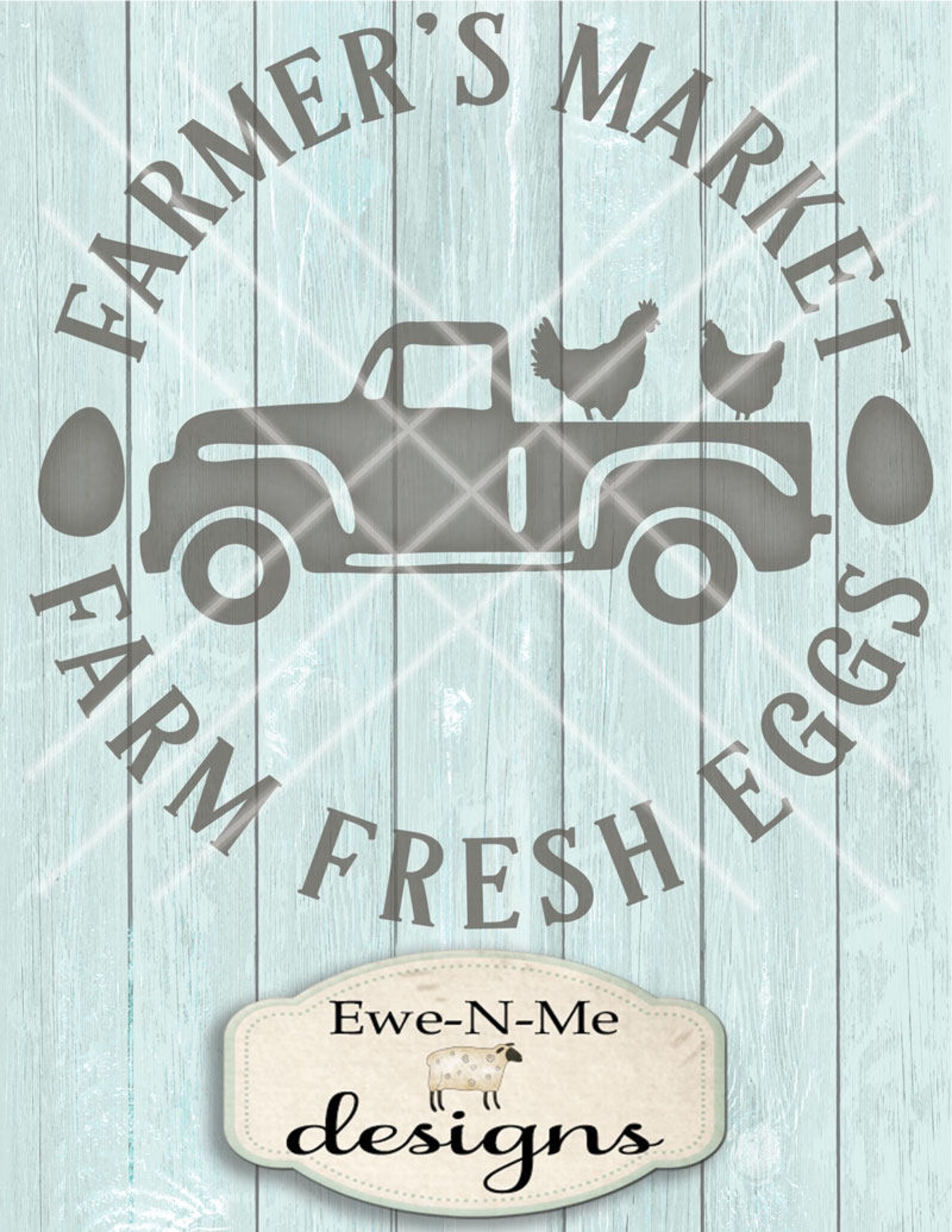 Farmers Market SVG Chicken Svg Fresh Eggs Svg Old Truck - Etsy