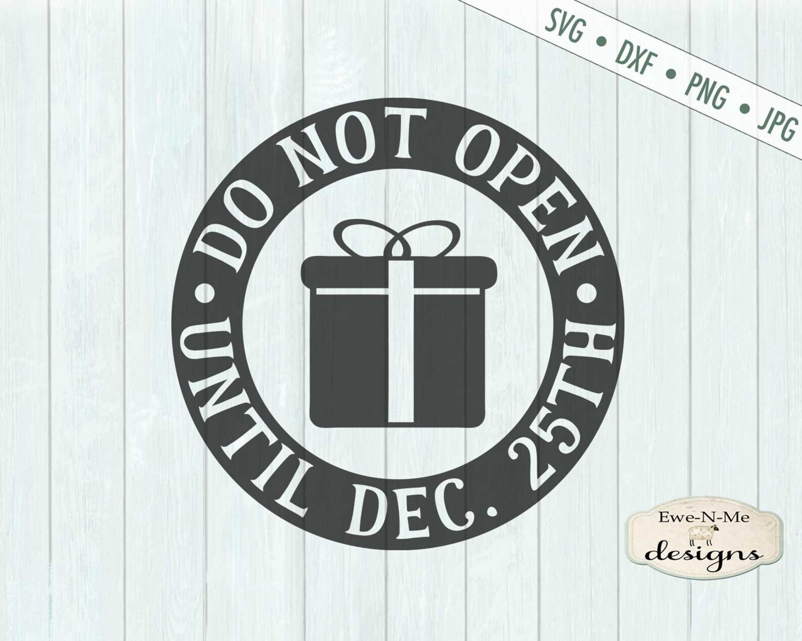 Do Not Open Svg Christmas SVG December 25 SVG Gift SVG - Etsy