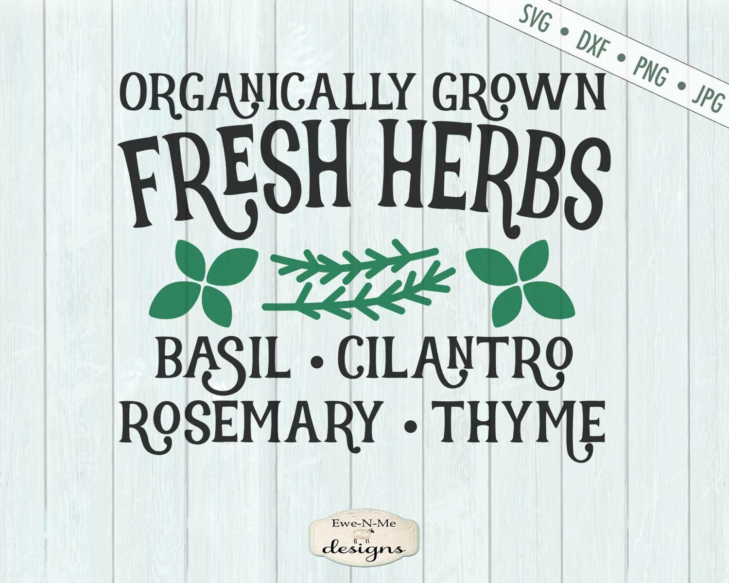 Fresh Herbs SVG Produce SVG Garden SVG Commercial Use - Etsy