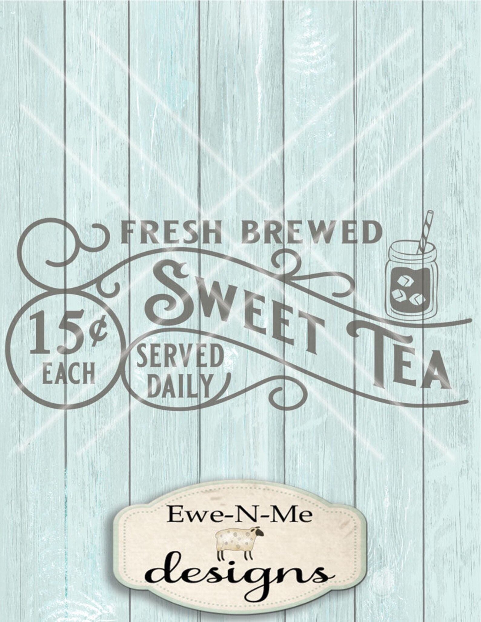 Sweet Tea SVG Sweet Tea Sign Svg Kitchen SVG Sweet Tea - Etsy