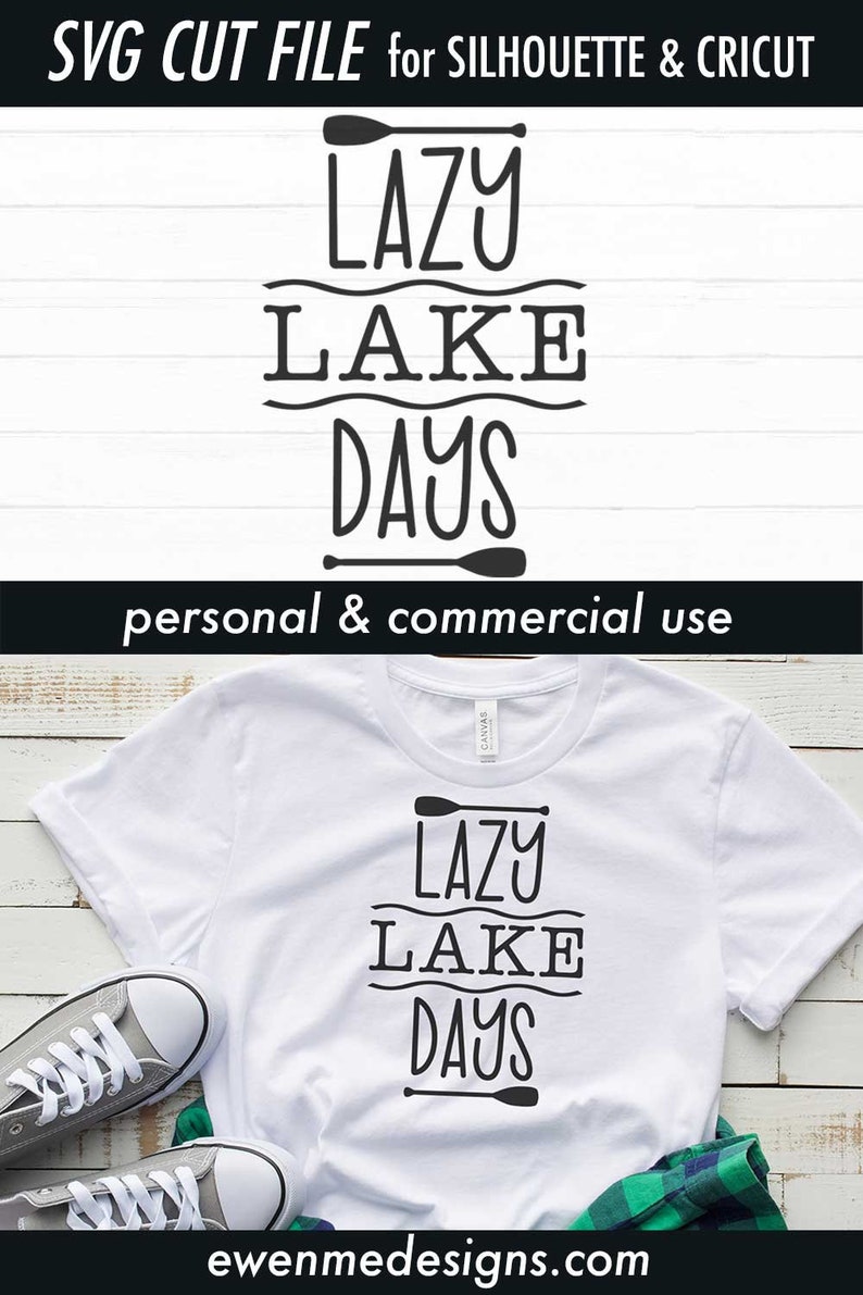 Lazy Lake Days SVG Lake Svg Summer SVG Commercial Use - Etsy