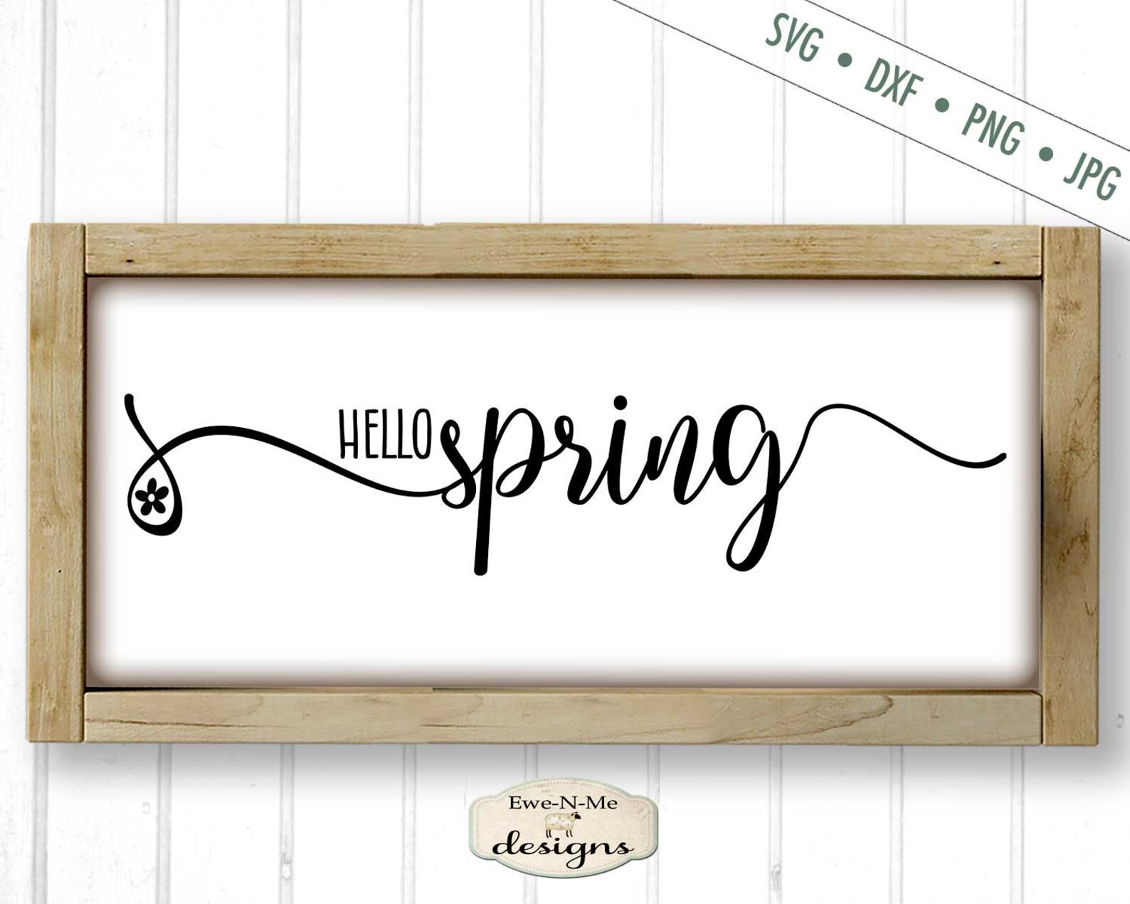 Hello Spring SVG Spring Flower SVG Spring Sign SVG - Etsy