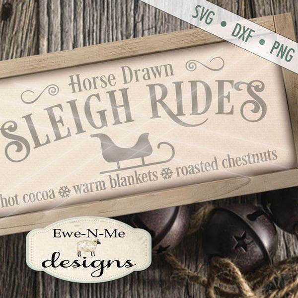 Sleigh Ride Svg - Etsy