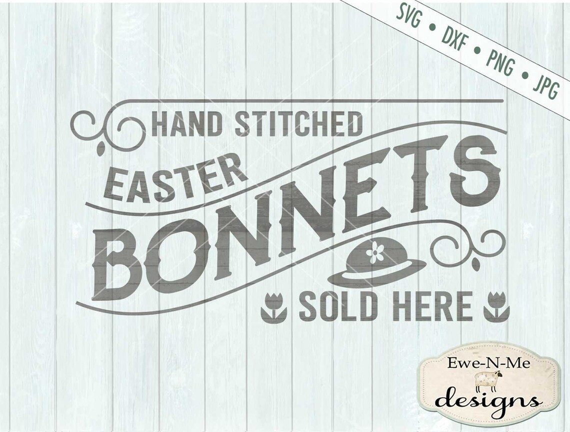 Easter SVG Easter Bonnet Svg Easter Cutting File Easter - Etsy