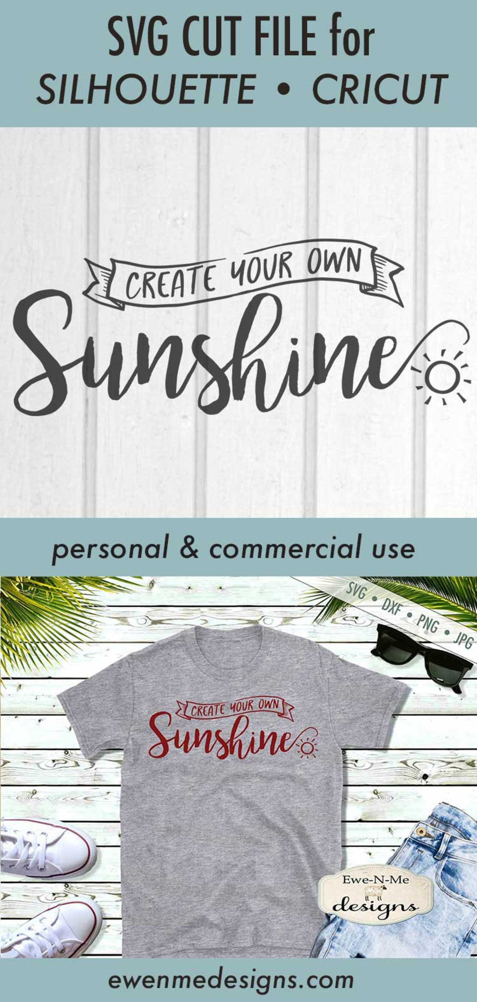 Sunshine SVG - Summer Svg - Create Your Own Sunshine SVG - Farmhouse ...