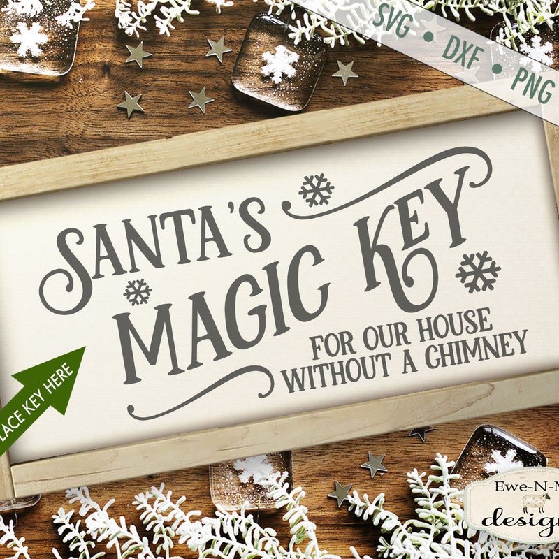 Santa Key - Etsy