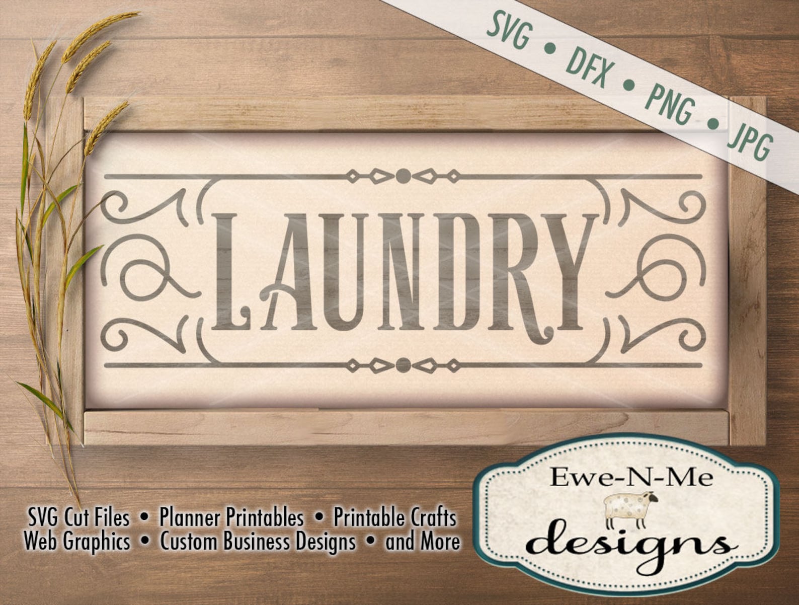Laundry SVG Laundry Room Svg Laundry Cut File Rustic | Etsy