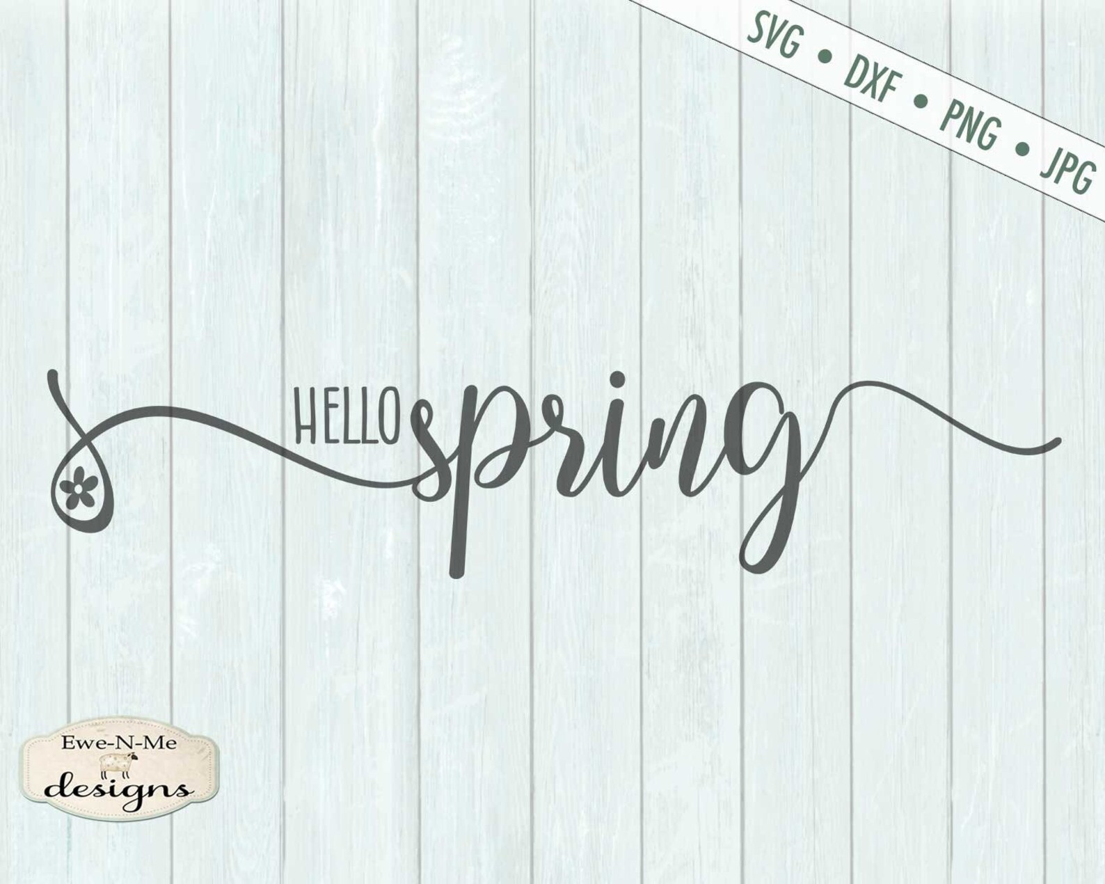 Hello Spring SVG Spring Flower SVG Spring Sign SVG - Etsy