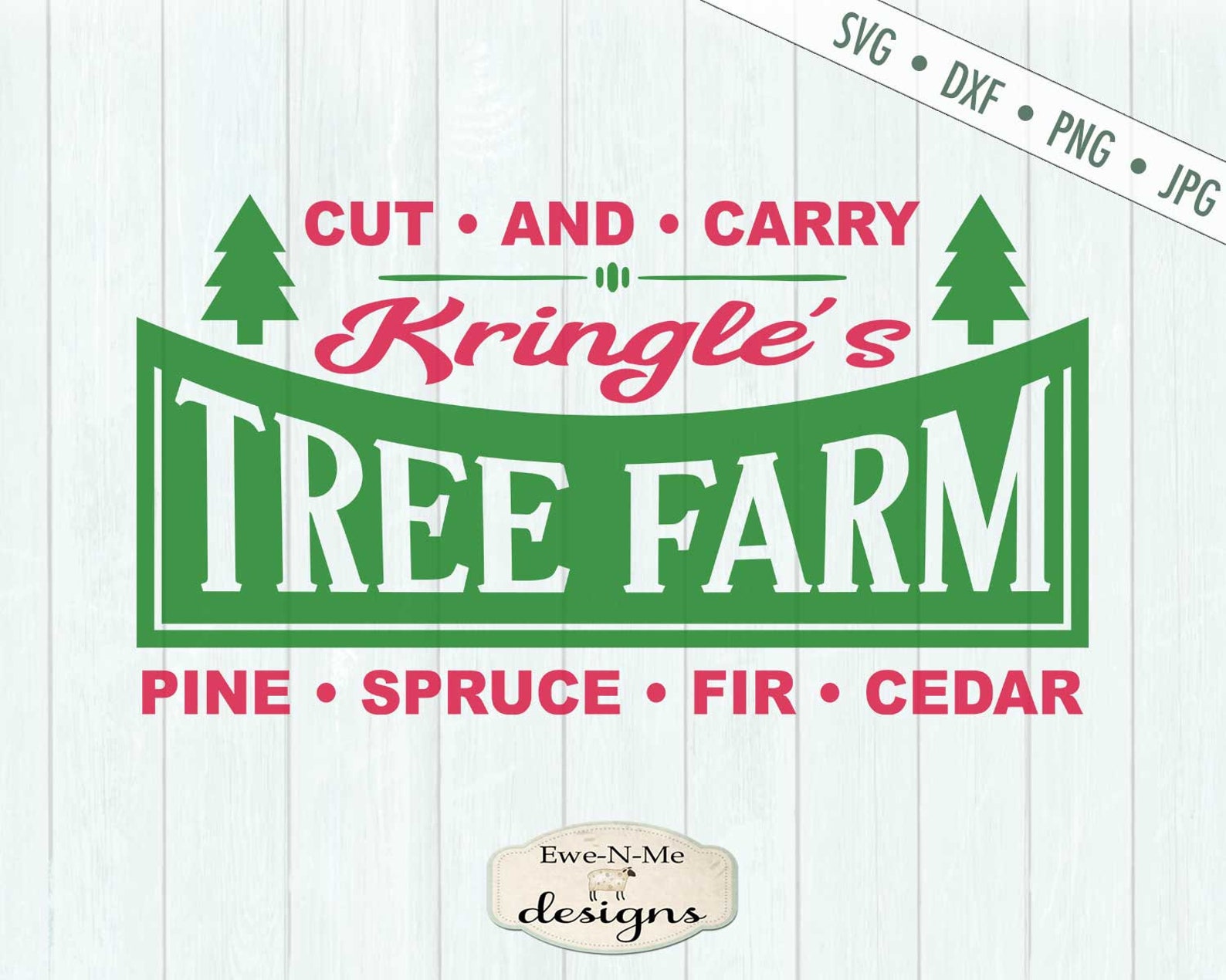 Tree Farm SVG Christmas Svg Retro Christmas Svg Kringle | Etsy