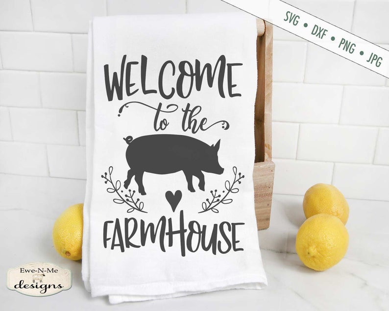 Farmhouse SVG Welcome Svg Pig Svg Rustic Svg - Etsy