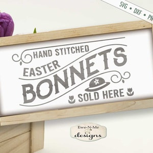 Easter SVG - Easter Bonnet Svg - Easter Cutting File - Easter Bonnets ...