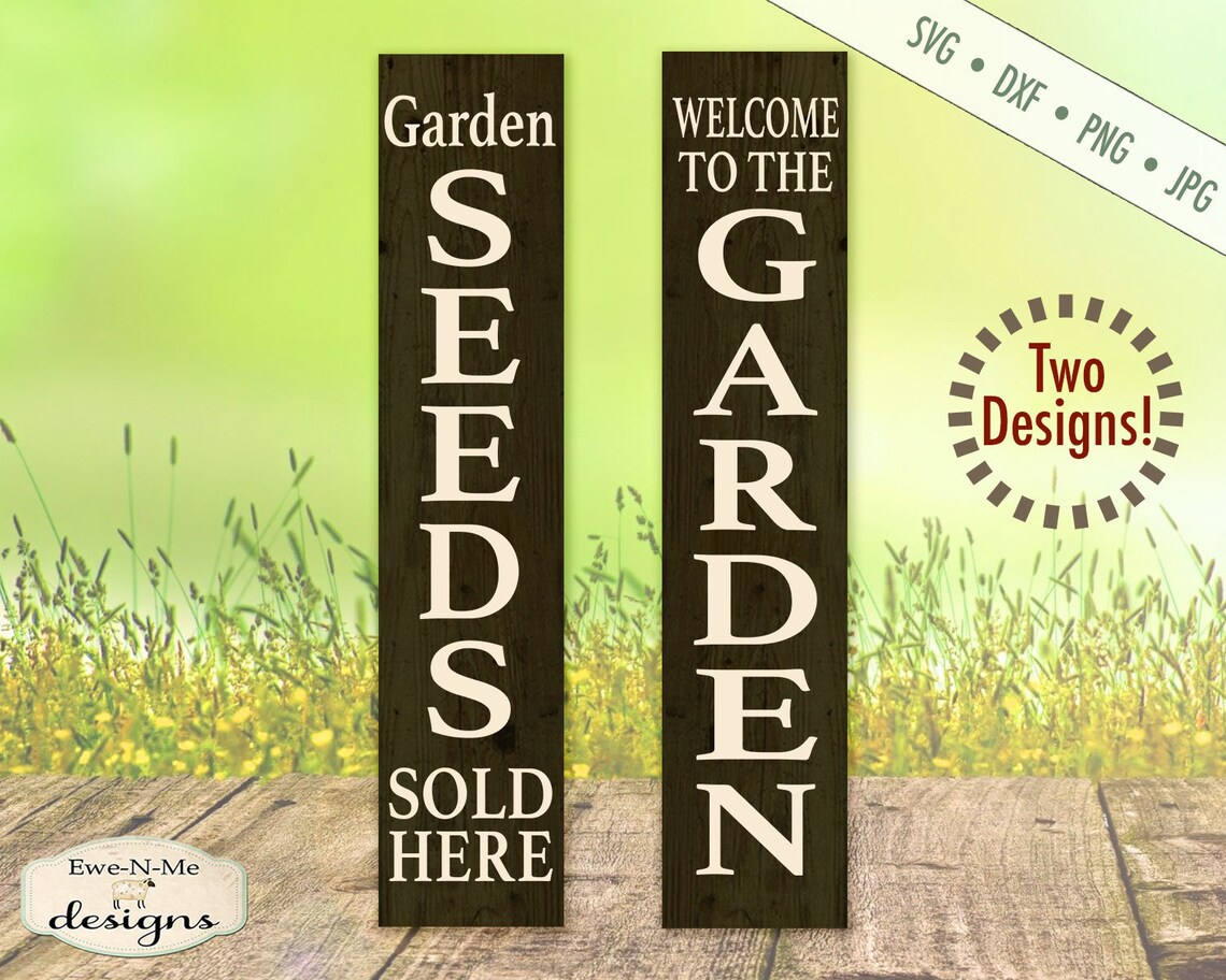 Garden SVG - Seeds SVG - Porch Sign SVG Bundle - Commercial Use Svg ...