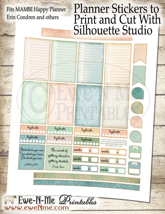 Planner Stickers - Welcome to Ewe-N-Me Designs - Cutting Files & Craft ...
