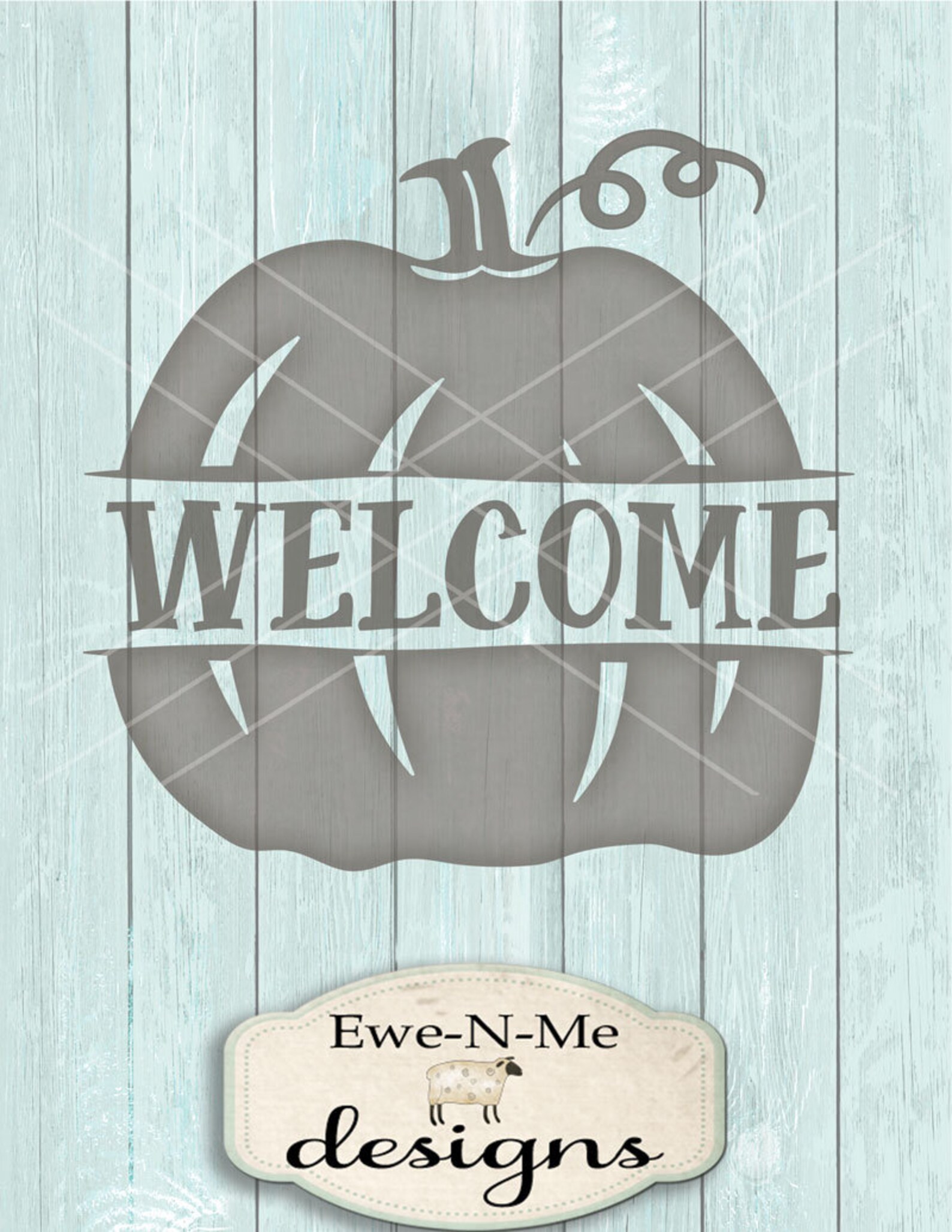 Pumpkin SVG Split Pumpkin Svg Welcome Svg Fall SVG - Etsy