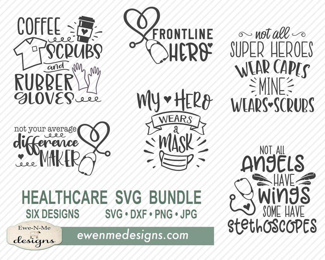 Healthcare Worker SVG Bundle - Nurse SVG - Doctor SVG - Health Care Svg ...