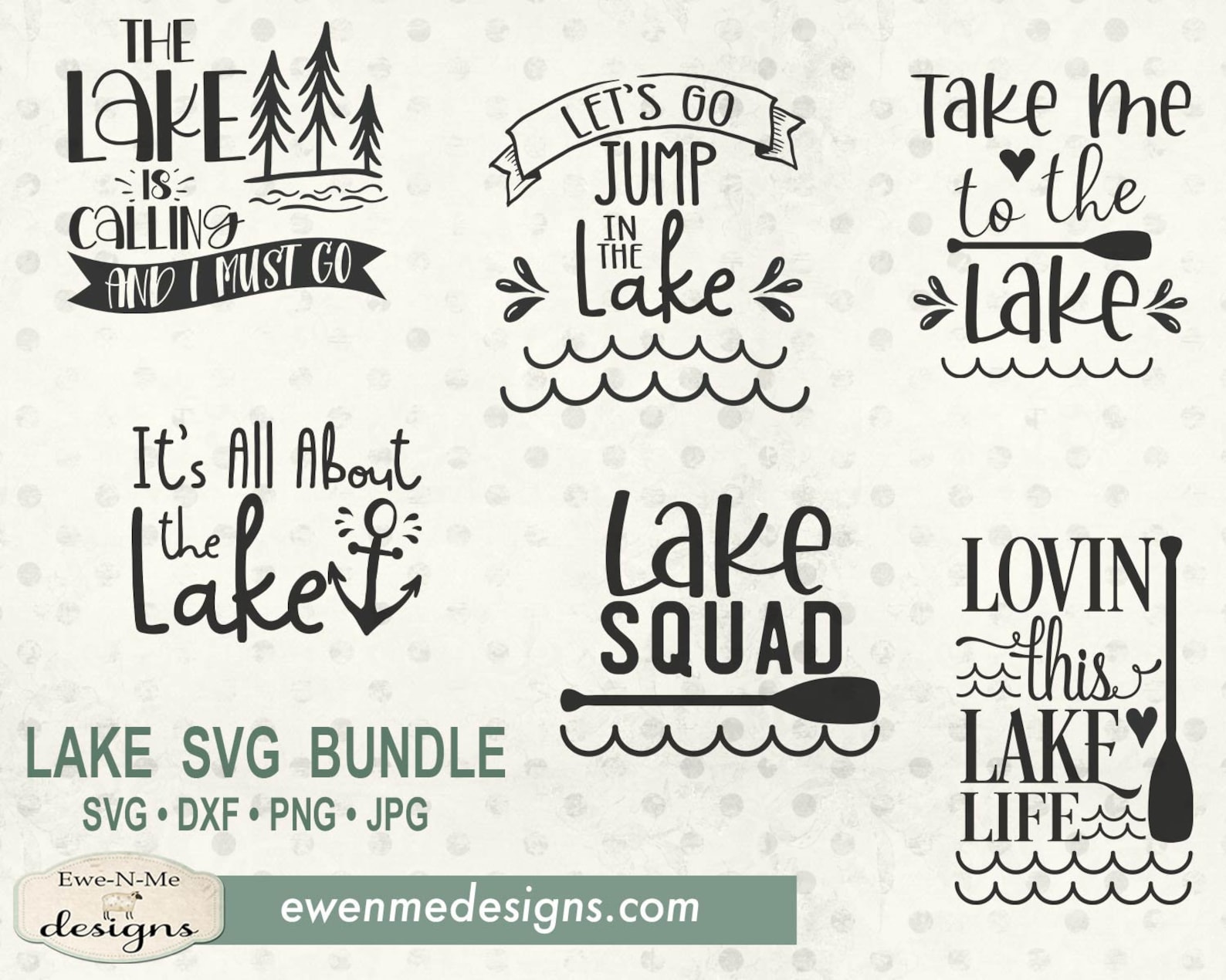 Lake Bundle SVG Lake Svg Summer Svg Commercial Use Svg - Etsy