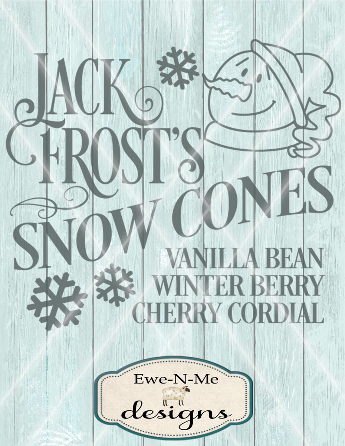 Jack Frost SVG Cut File Winter SVG Cut File Jack Frost | Etsy