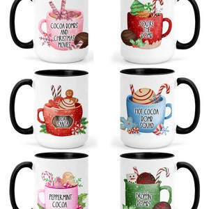 Cocoa Bomb Mug Design Sublimation Bundle - Cute Cocoa Bomb Design ...
