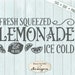 Lemonade SVG File Fresh Squeezed Lemonade Svg Lemonade - Etsy