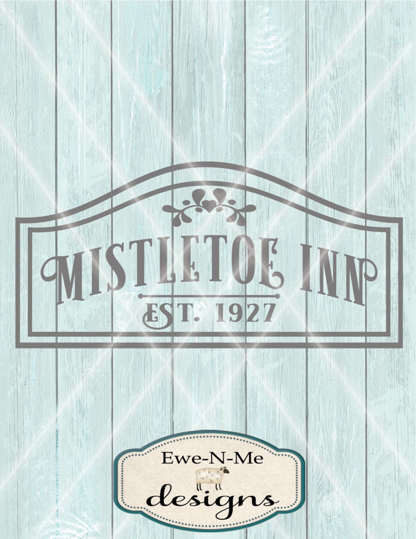 Christmas SVG File Mistletoe SVG Mistletoe Inn Svg - Etsy