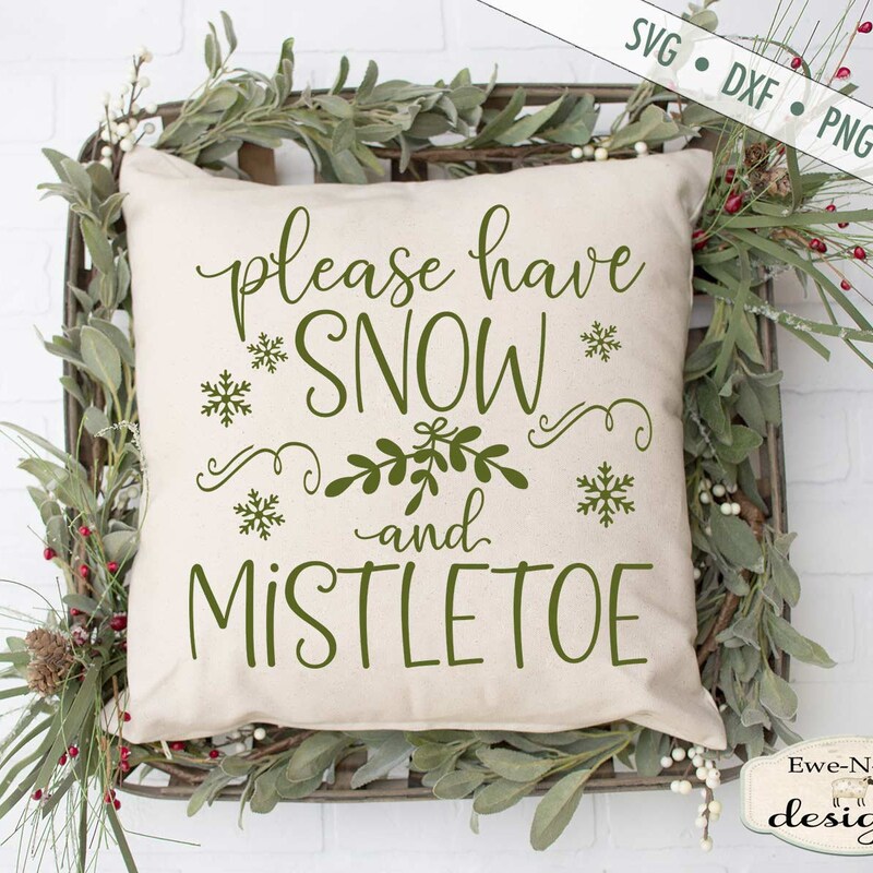 Mistletoe Svg - Etsy