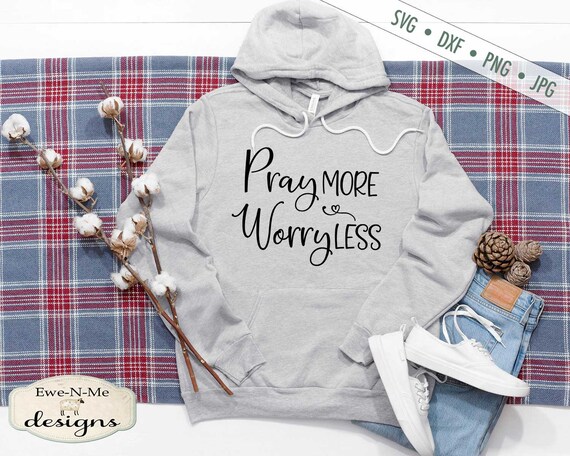 Orar SVG Orar más preocuparse menos svg Christian svg - Etsy México