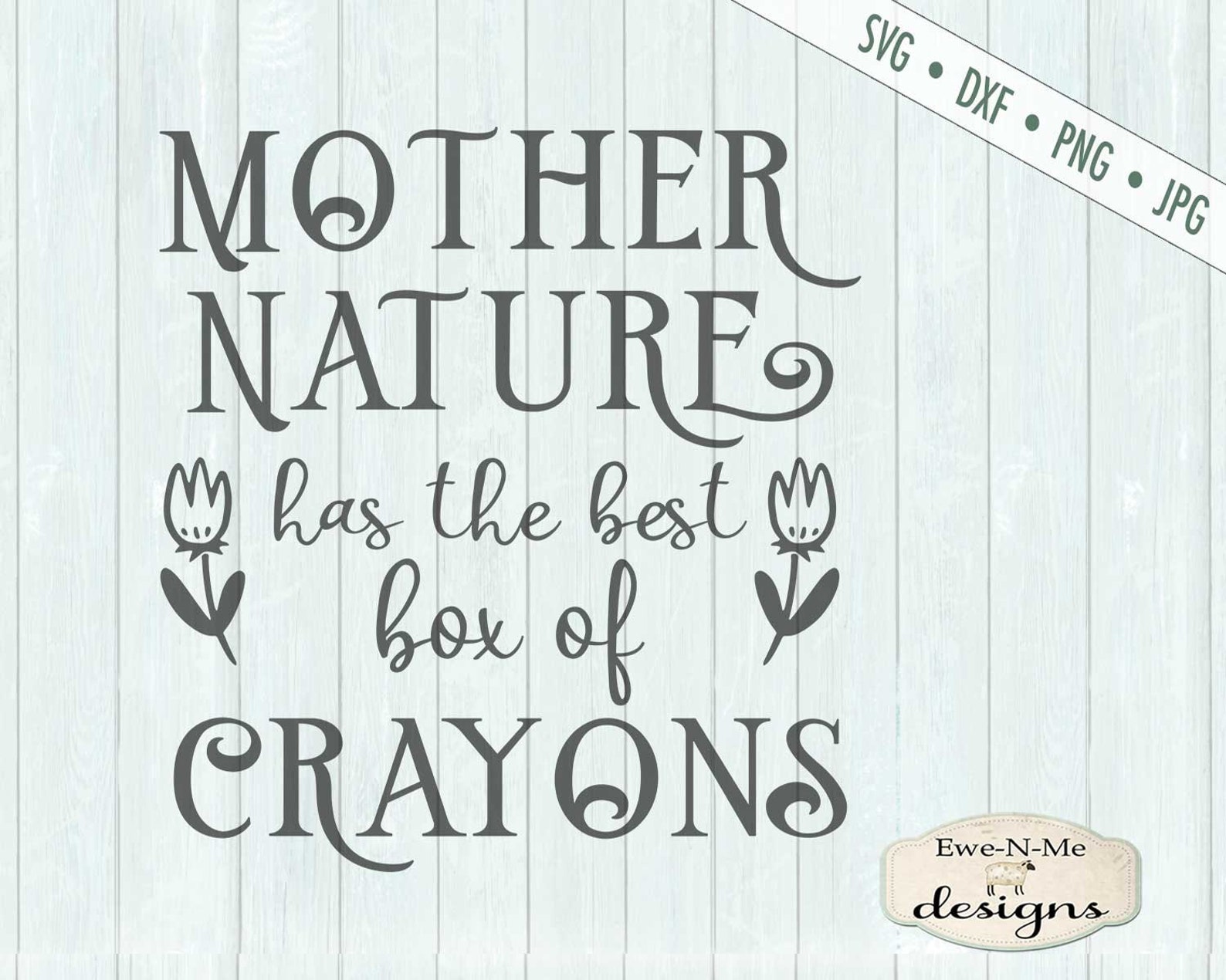 Mother Nature SVG Crayons Svg Nature Svg Garden Svg - Etsy