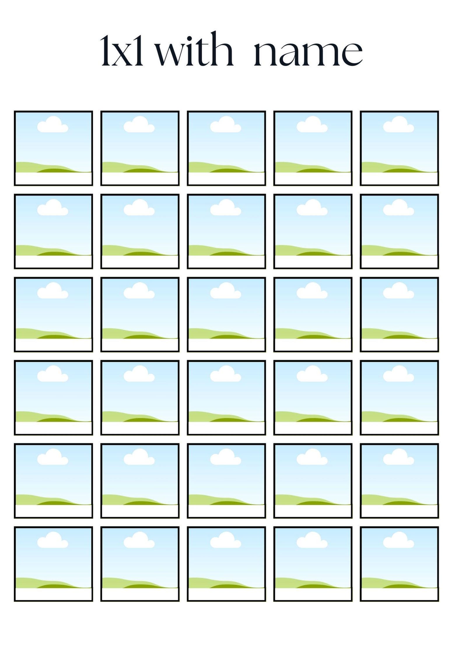 Editable Rush ID and Passport Photo Canva Templates | Drag-and-drop ...