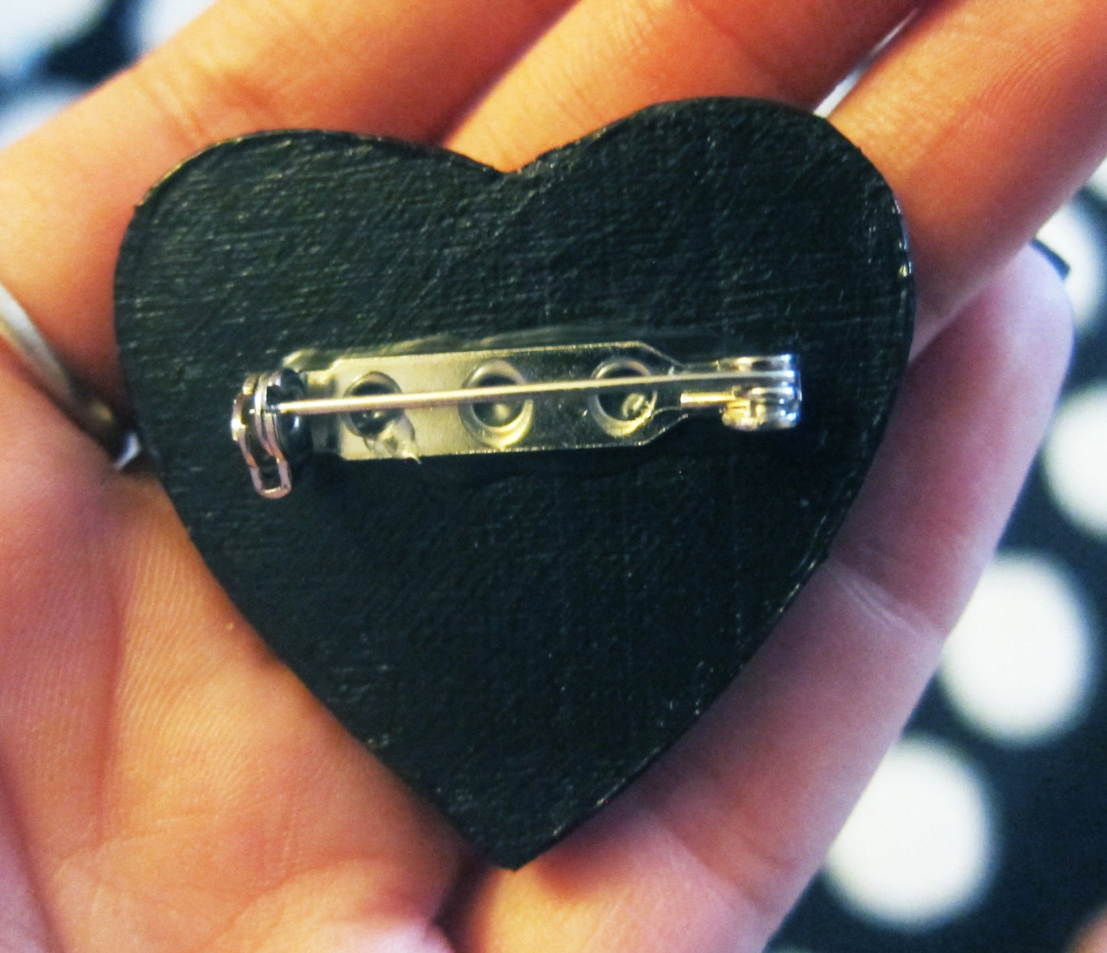 Wooden Heart Pin/brooch - Etsy