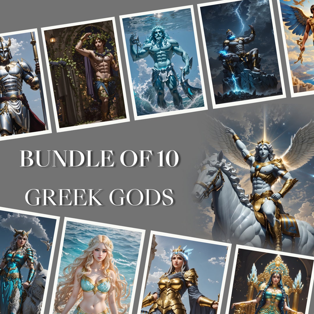 Bundle Set, Greek Gods, Greek Mythology, Zues, Apollo, History, Greek ...
