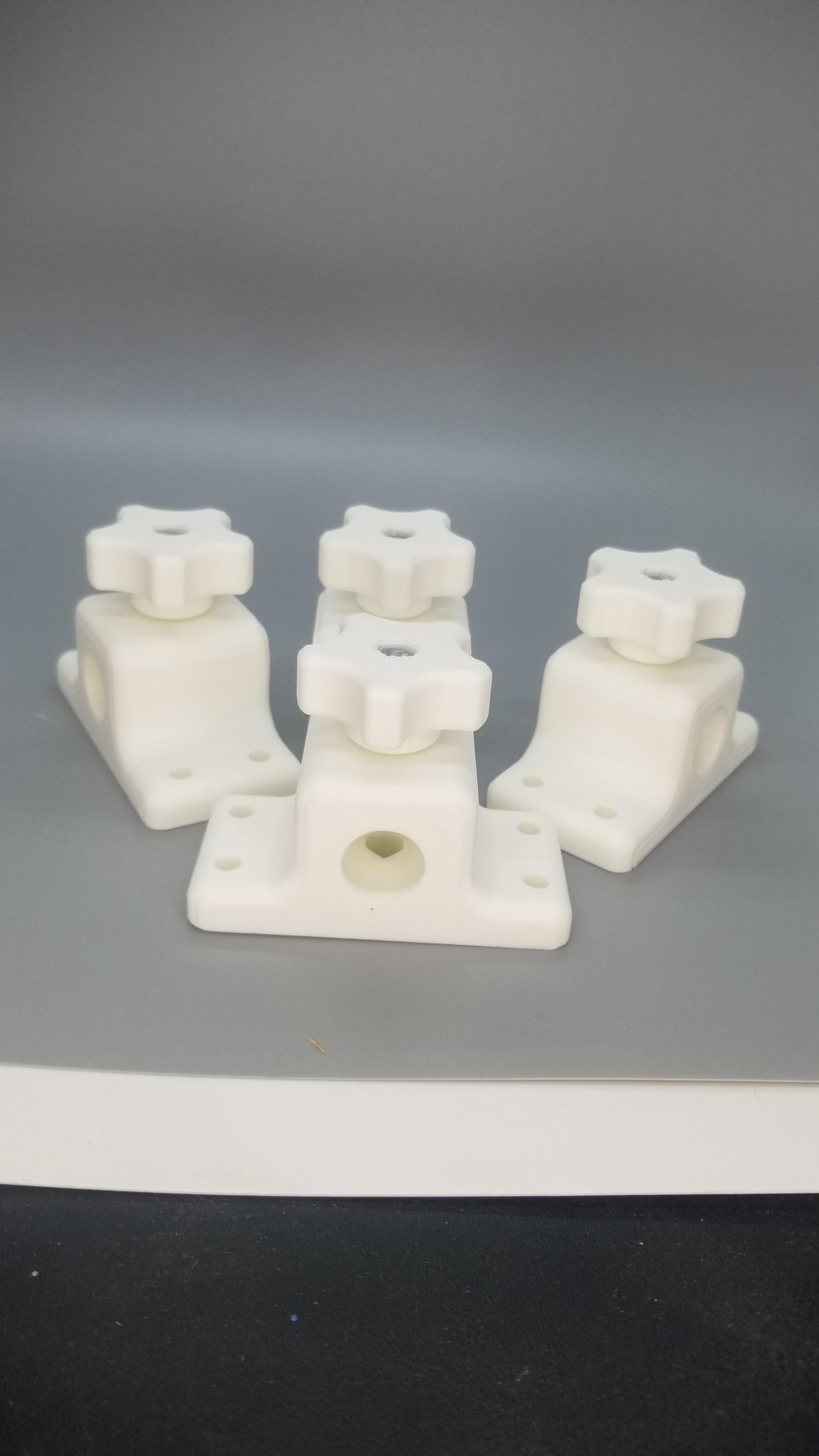 Sluice Box Leg Brackets Set of 4. Sluice and Legs Not Included. 3D ...
