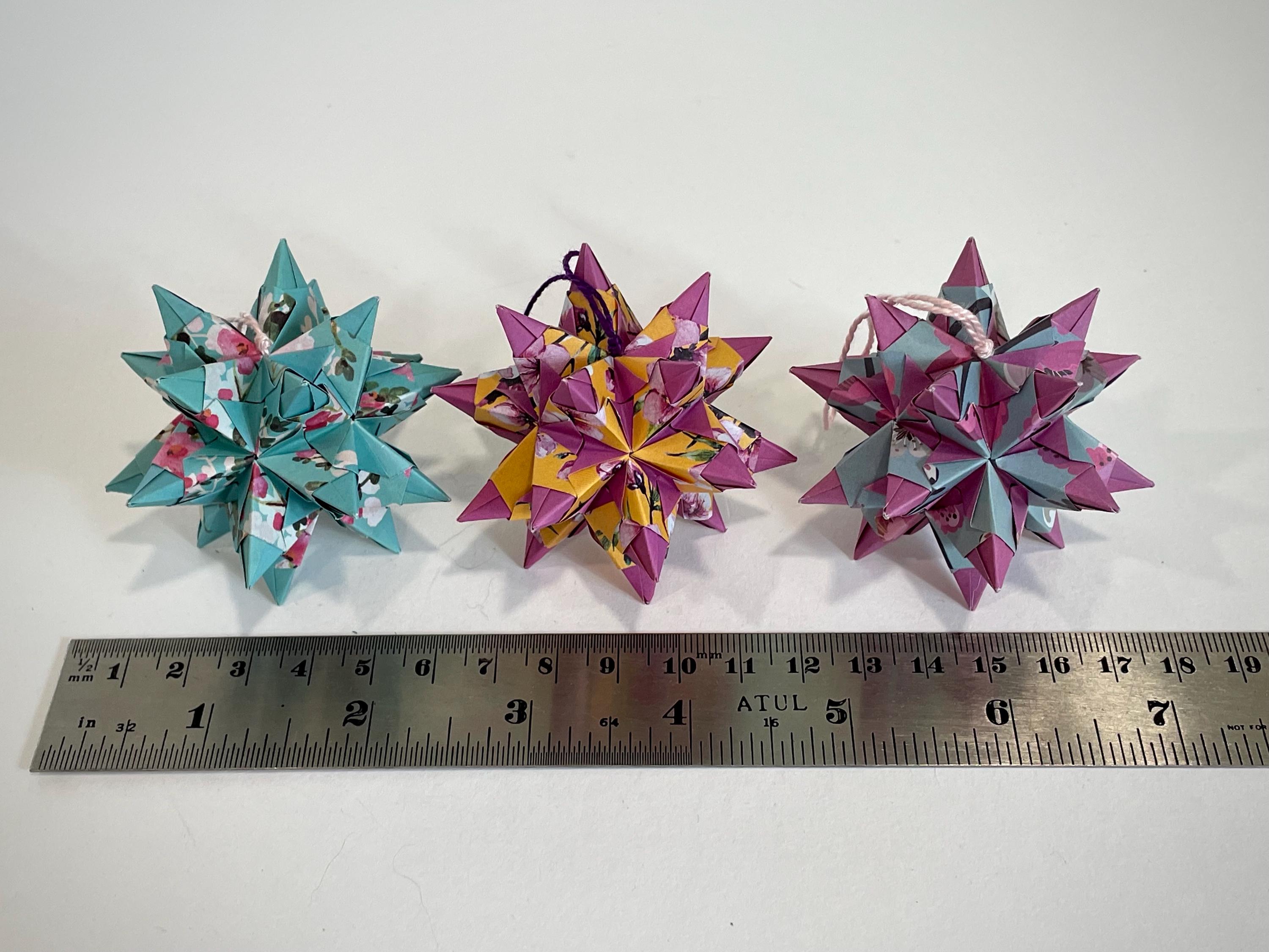 Origami Star Ornaments - Etsy