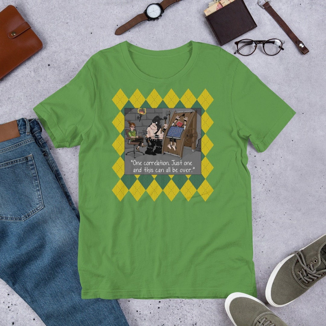 Torture the Data (and It'll Confess) Unisex T-shirt | Funny Cartoon for ...