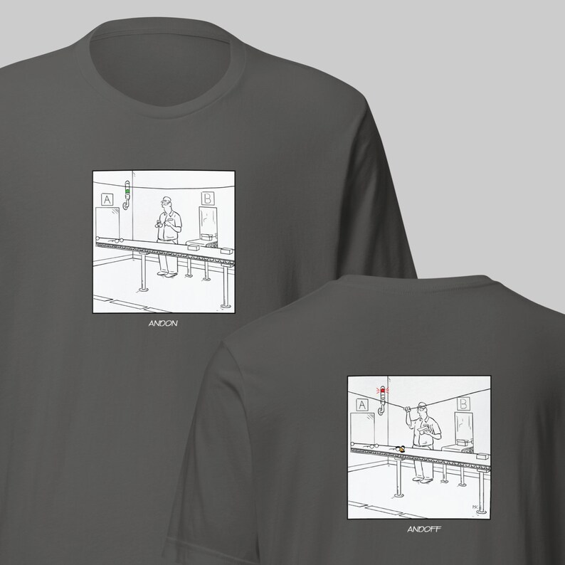 Buy Andon Humor T-shirt: Funny Lean Manufacturing Cartoon Online in ...