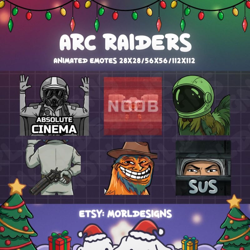 Arc Raider Twitch Emote - Etsy UK