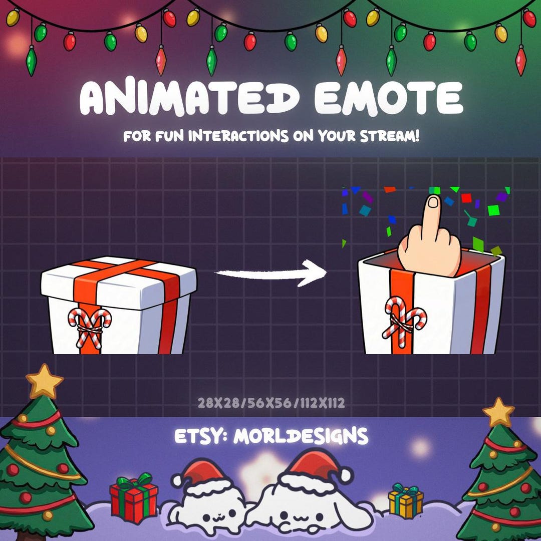 Middle Finger Animated Emote: Twitch, Discord, Youtube (digital ...