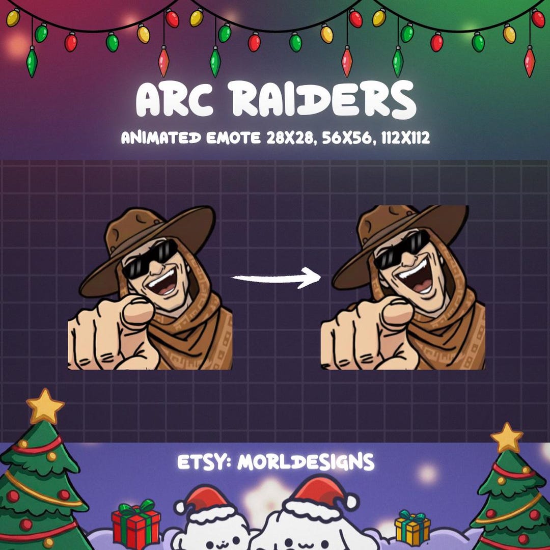 Animated ARC Raiders Emote: Laugh Emote. Twitch, Discord, Youtube ...