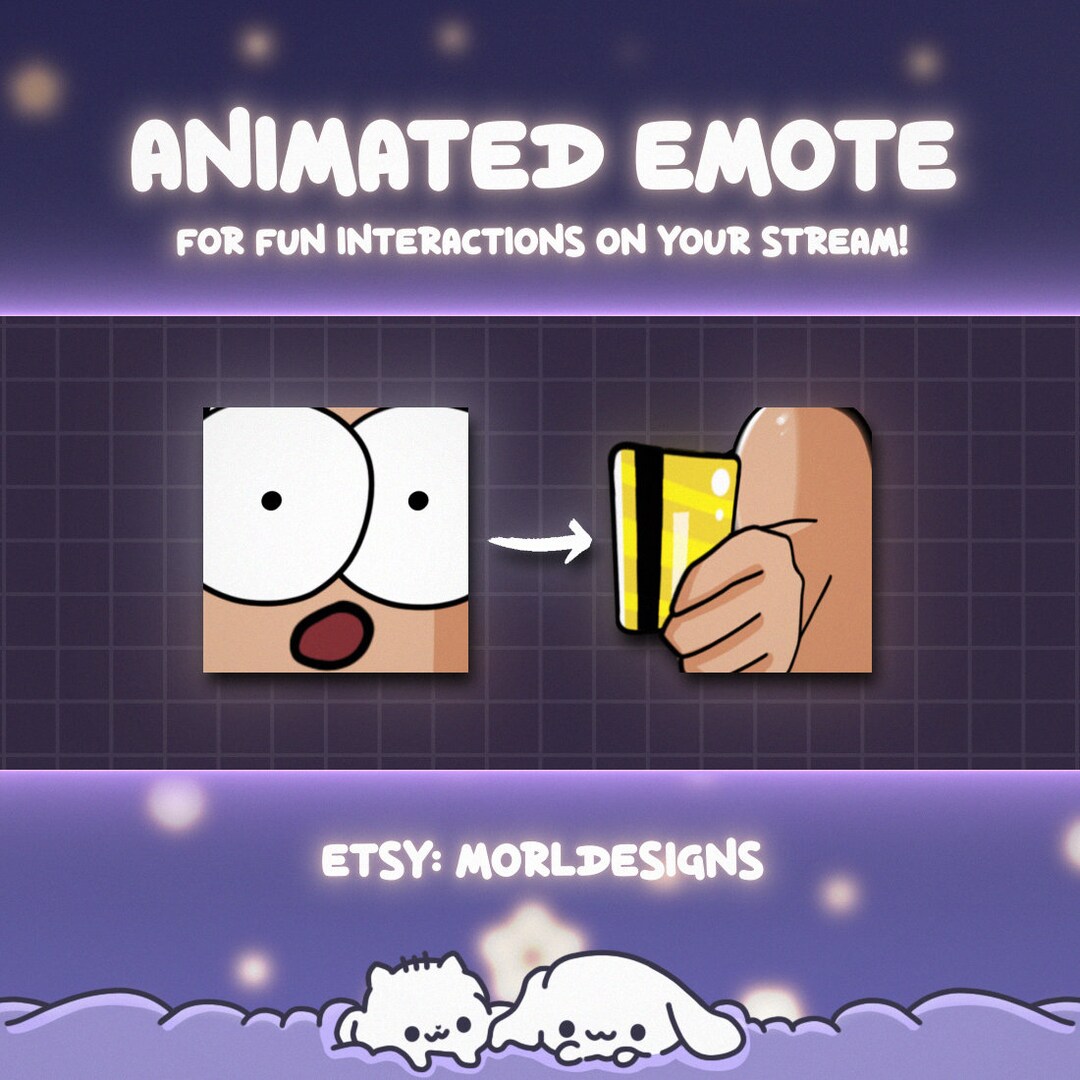 Credit Card Shake - Animated Emote for Twitch/discord for Streaming ...